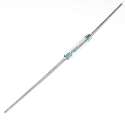 5 X Micro Magnetic Reed Switch - SPST - 11 mm L. Glass Body - 1.7 mm D ...