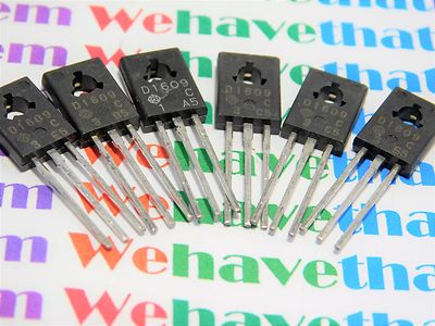 2SD1609 / D1609 / CROSSES TO ECG373, NTE373 / TRANSISTOR / 6 PIECES ...