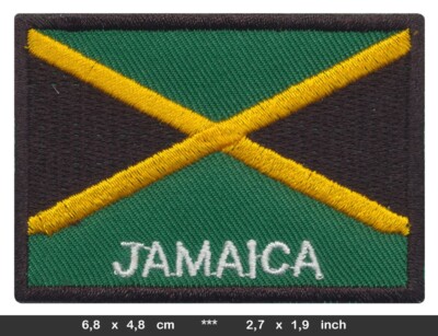 JAMAIKA FLAGGE Aufnäher Patch Jamaica Fahne Flagge Bob Marley Reggae Rastafari | eBay