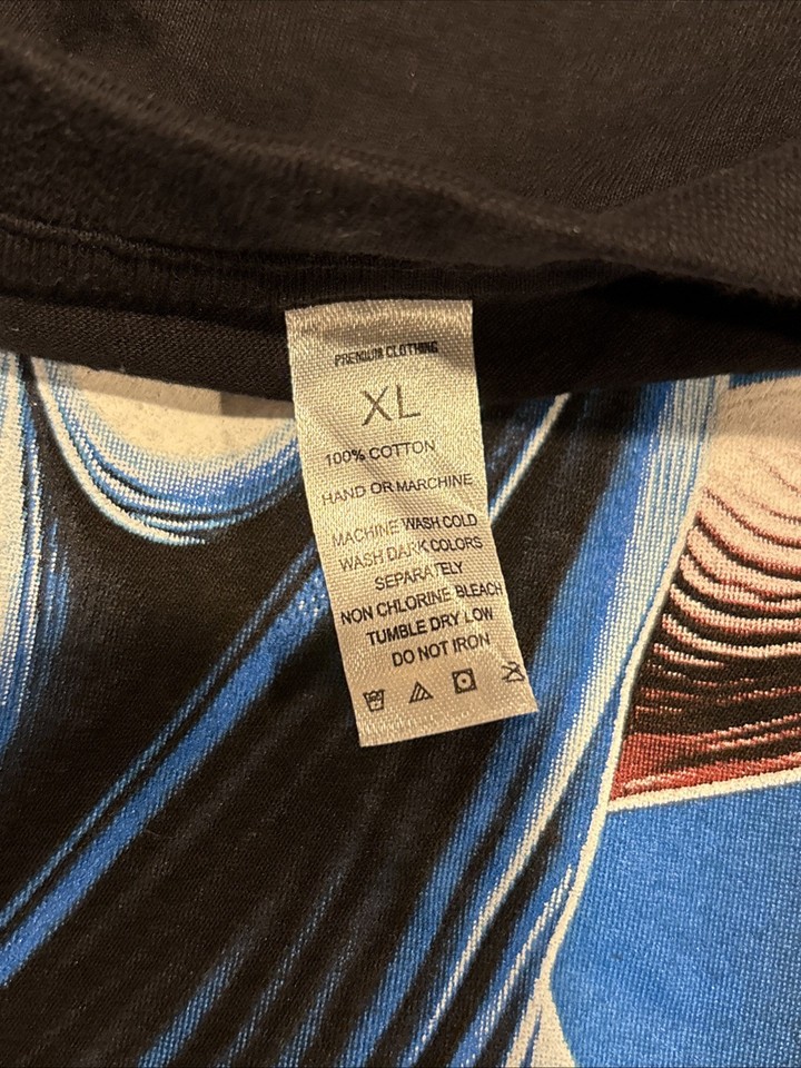 MLB Los Angeles Dodgers Ghostface Baseball Graphic Black T-Shirt Size ...