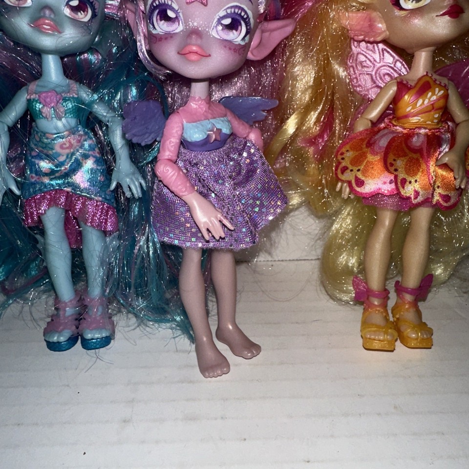 Magic Mixies Pixlings Lot of 3 Dolls Unia Unicorn Marena Mermaid ...
