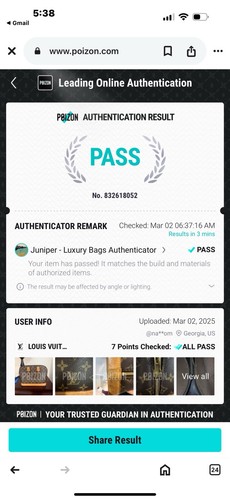 Louis Vuitton Alma Shoulder Bag PM Brown Canvas/Leather USED AND POIZON ...