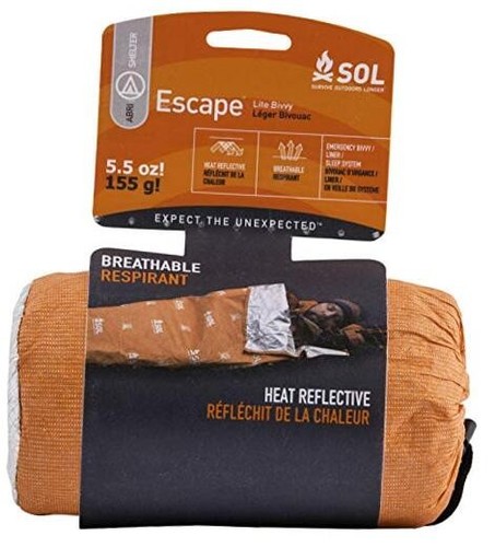 SOL Escape Lite Bivvy - Reflects up to 70% Body Heat - Waterproof ...