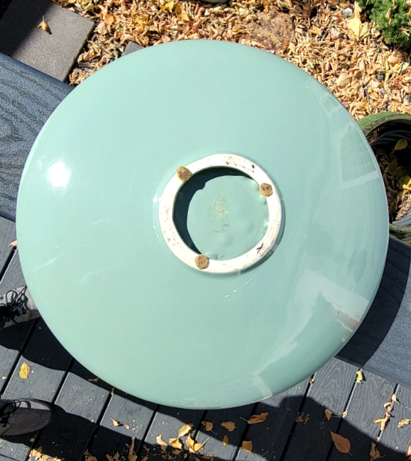 Unique VTG Haeger Pottery Large Saucer Bowl Sky Blue | eBay