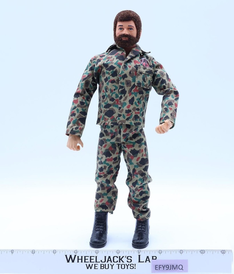 Land Adventurer Brown Hair & Beard 12" GI Joe 1974 Kung Fu Action ...