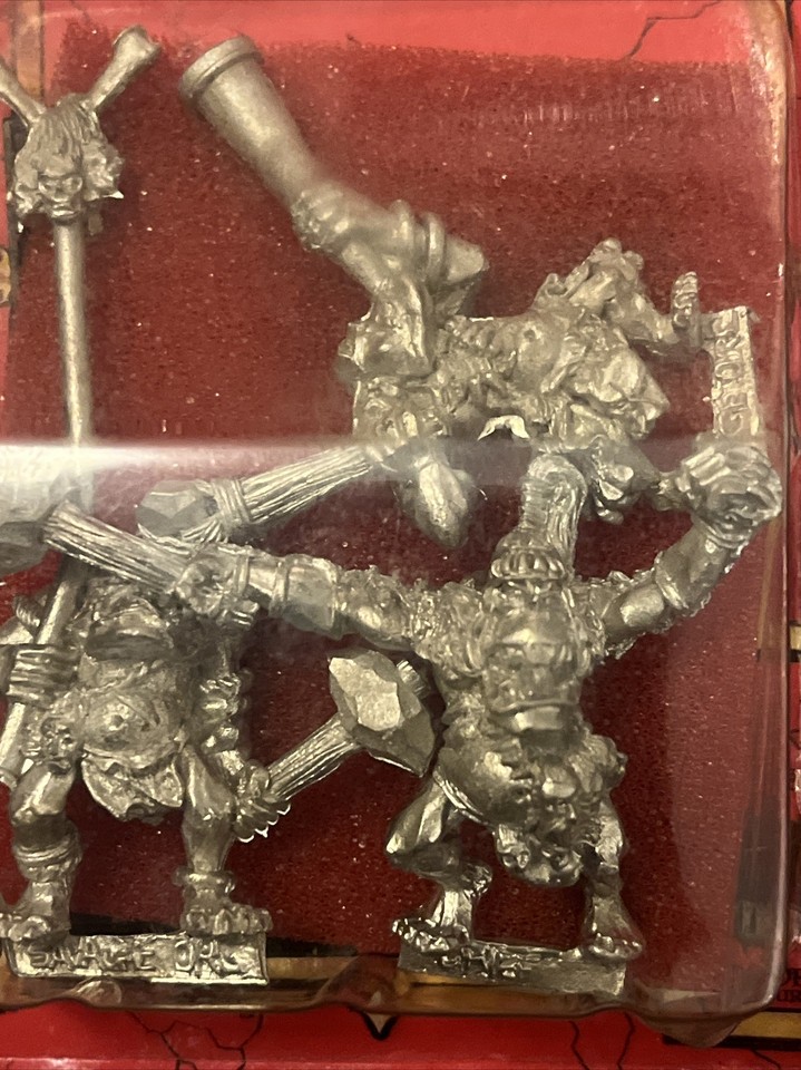 Warhammer Fantasy Savage Orc Command Orcs & Goblins Orruk New HORN AoS ...