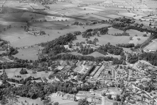 Esher Town Centre and Sandown Park Esher England 1930 OLD PHOTO | eBay