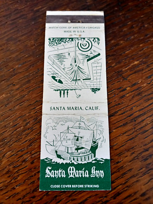 Vintage Matchbook: Santa Maria Inn, Santa Maria, CA | eBay