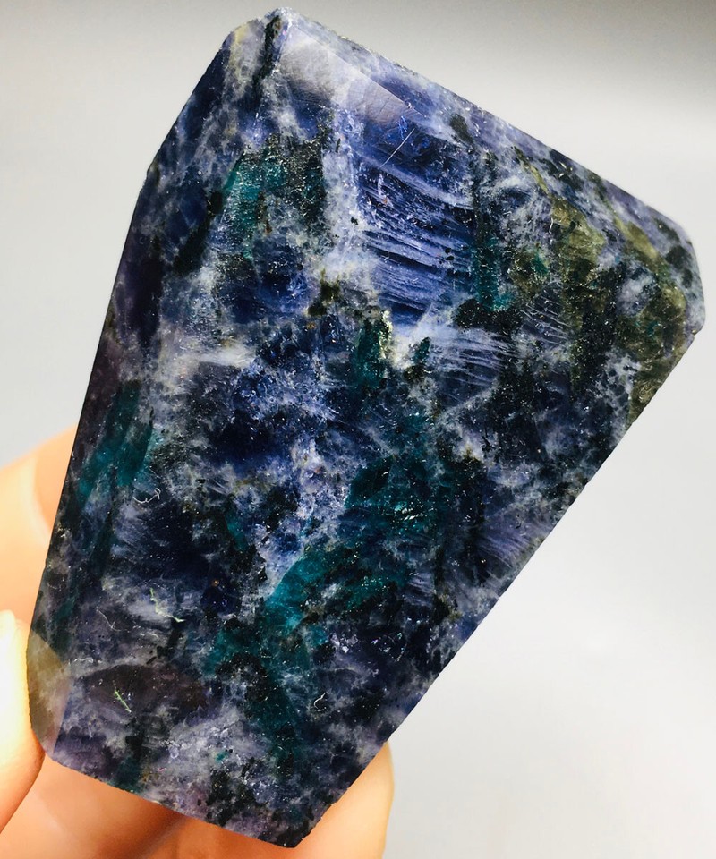 56g NATURAL iolite emerald mica freeform quartz CRYSTAL freeform stone ...