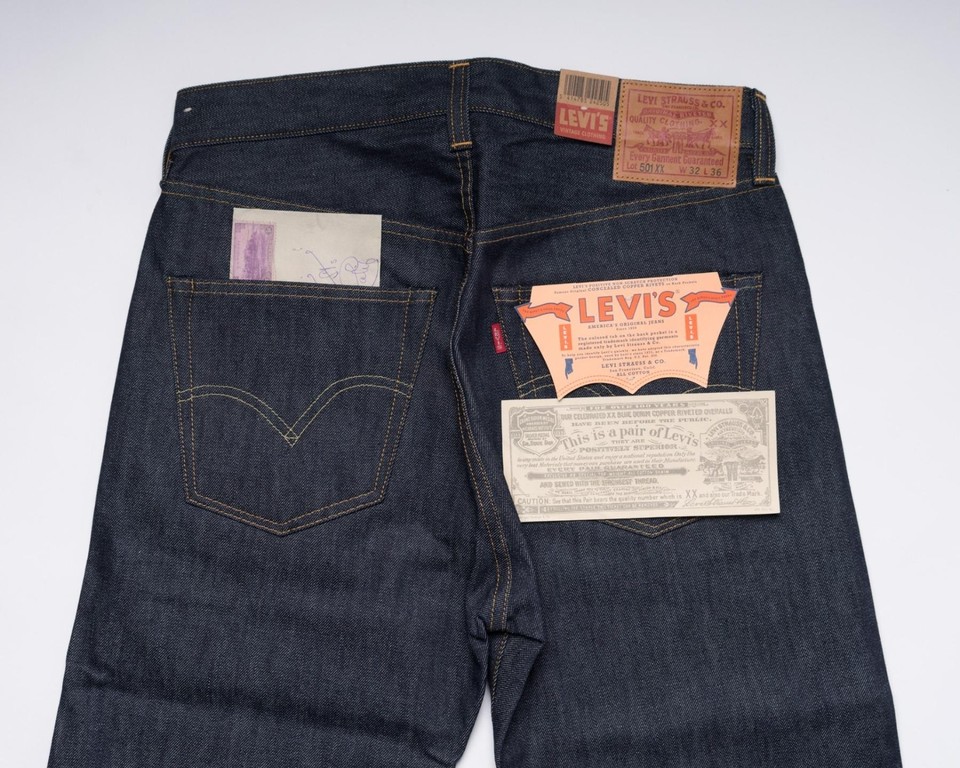 LVC Levi’s Vintage Clothing 501 XX 1954 Selvedge Denim Jeans 32X34 Made ...