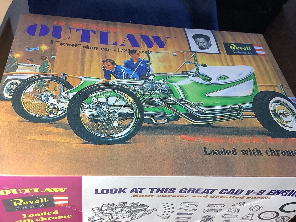 1/25 scale model car kit Ed Roth Outlaw Headlights No Box | eBay