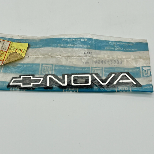 NOS Chevrolet Nova Emblem Exterior Trim Nameplate Logo | eBay