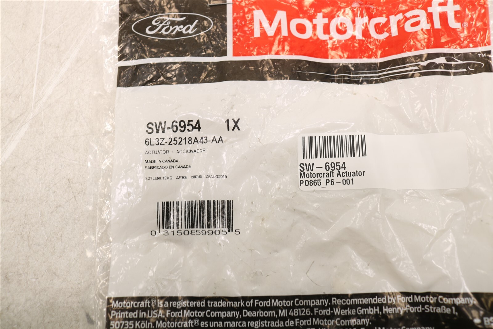 Door Lock Actuator Motorcraft SW-6954 for sale online | eBay