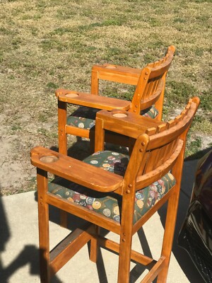 pool table high chairs used | eBay