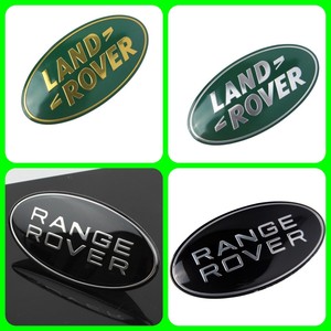 Range Rover Sport Supercharged Emblem Black Land Rover Oval Logo Badge ...