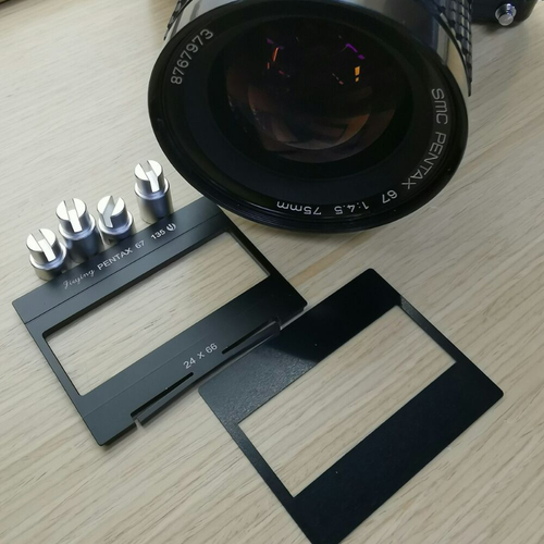 Adapter Kit PT67 to 135 Film for Pentax 67 Camera 120 Film to 135 Film ...