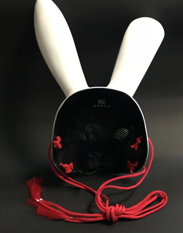 Rabbit Mask White Gothic Cosplay Unisex FRP Festival Halloween JPN ...