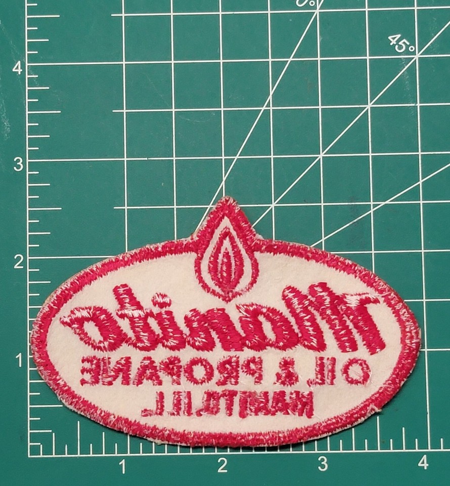 VINTAGE MANITO OIL & PROPANE MANITO ILLINOIS PATCH | eBay
