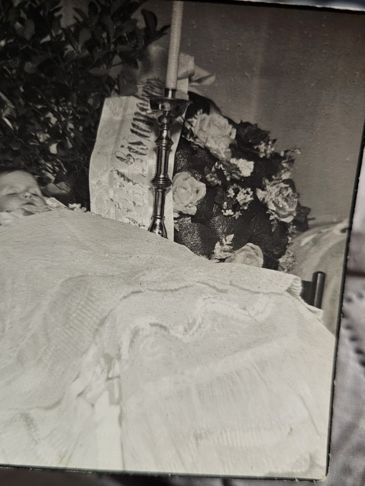 RPPC POST MORTEM TODDLER SAD DEATH POSTCARD FUNERAL | eBay