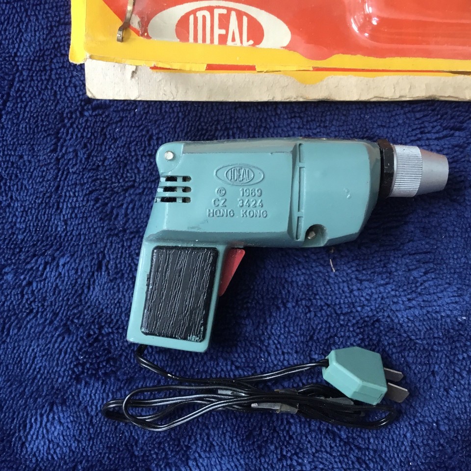Vintage 1969 IDEAL Power Mite Workshop In Original Box with Accessories ...