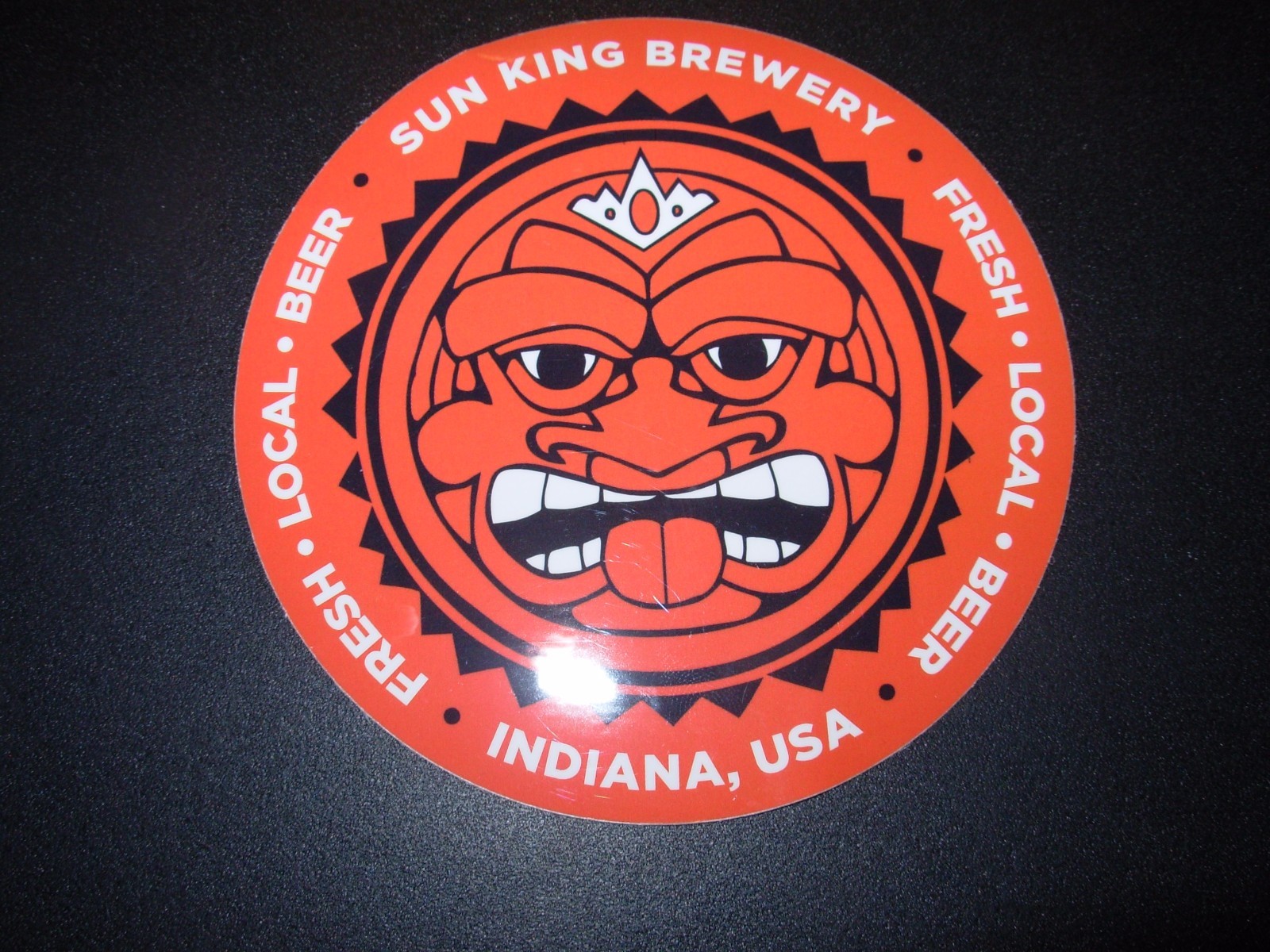 SUN KING BREWING Indianapolis logo Wee Mac STICKER decal craft beer ...