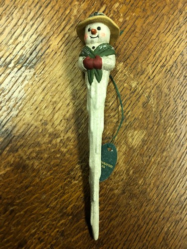 Vintage Walnut Ridge Collectibles Folk Art Mother Snow Lady Icicle ...