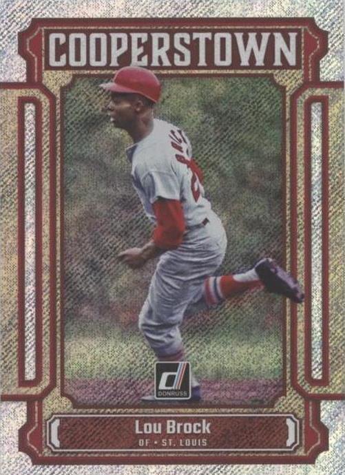 2023 Panini Donruss - Cooperstown Lou Brock #CT2 Rapture for sale ...