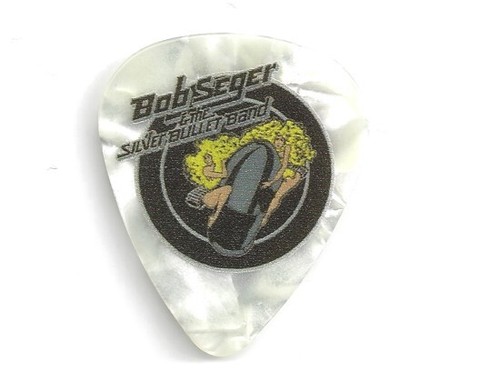 Bob Seger Ban Mark Chatfield Tour Guitar Pick & Silver Bullet Band The ...