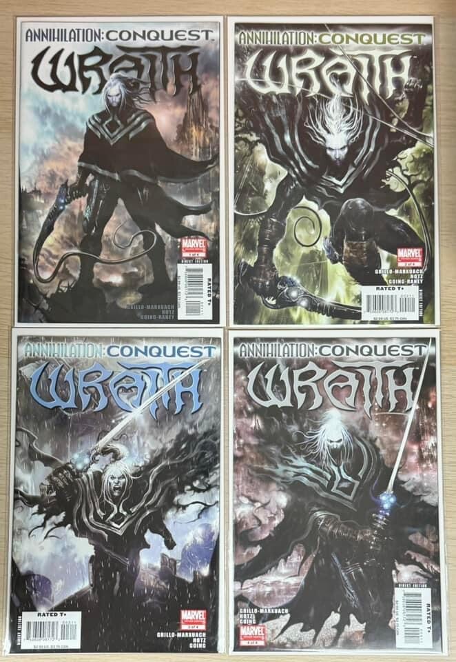 Annihilation Conquest Wraith 1-4 Set 1st App Of Wraith Marvel Comics | eBay
