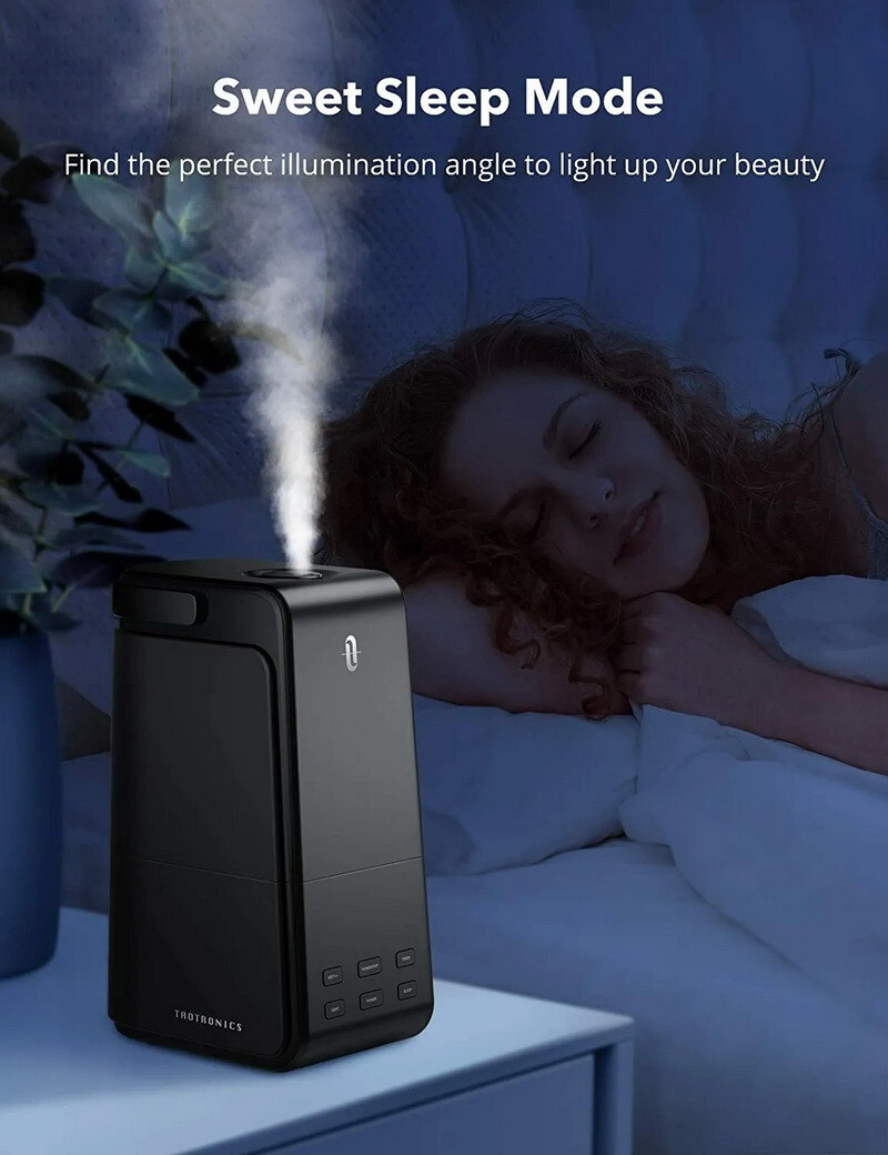 TaoTronics TT-AH043 4L Ultrasonic Cool Mist Humidifier - Black for sale ...