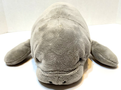 Wildlife Artists Manatee Gray Plush Stuffed Huggable Animal Toy 16 ...