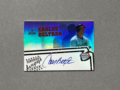 Carlos Beltran Autograph 2005 Topps Pack Wars Autograph #PWA-CB | eBay