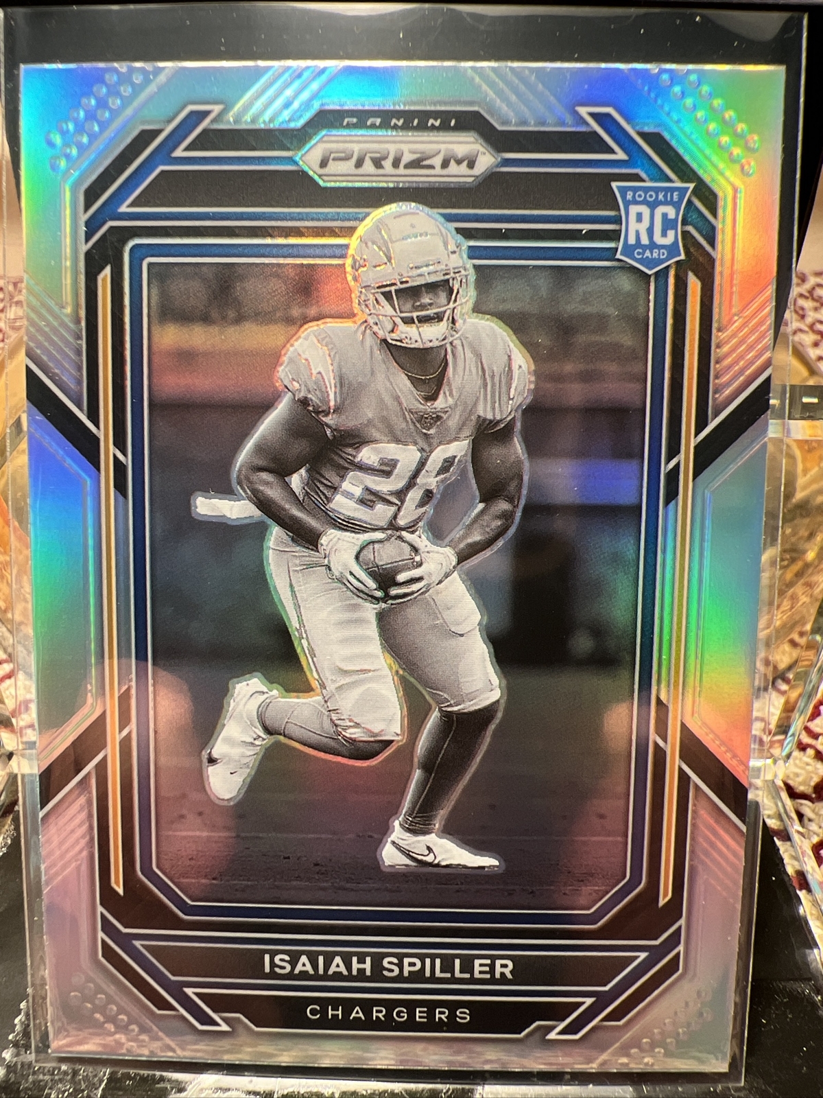 2022 Panini Prizm #324 ISAIAH SPILLER RC SILVER PRIZM VARIATION ...