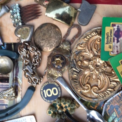 1 pound varied"Junk Drawer" Discounted collectible items - intact ...