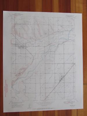 Milliken Colorado 1951 Original Vintage USGS Topo Map | eBay
