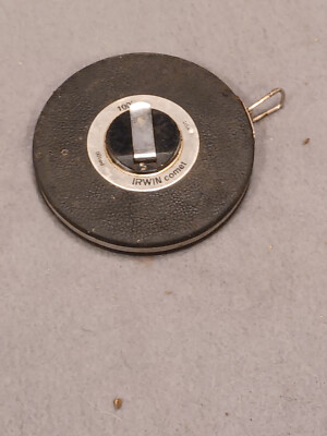 Vintage IRWIN COMET 100' Tape Measure RP100 w/Crank Handle, USA, | eBay