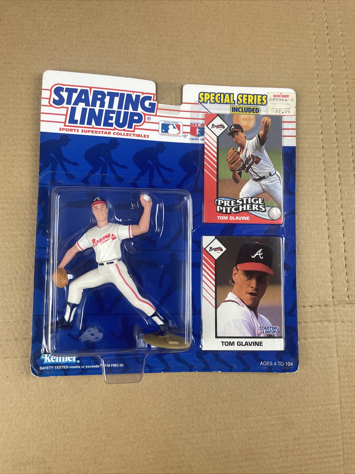 1993 TOM GLAVINE Atlanta Braves Starting Lineup + 2 cards MLB | eBay