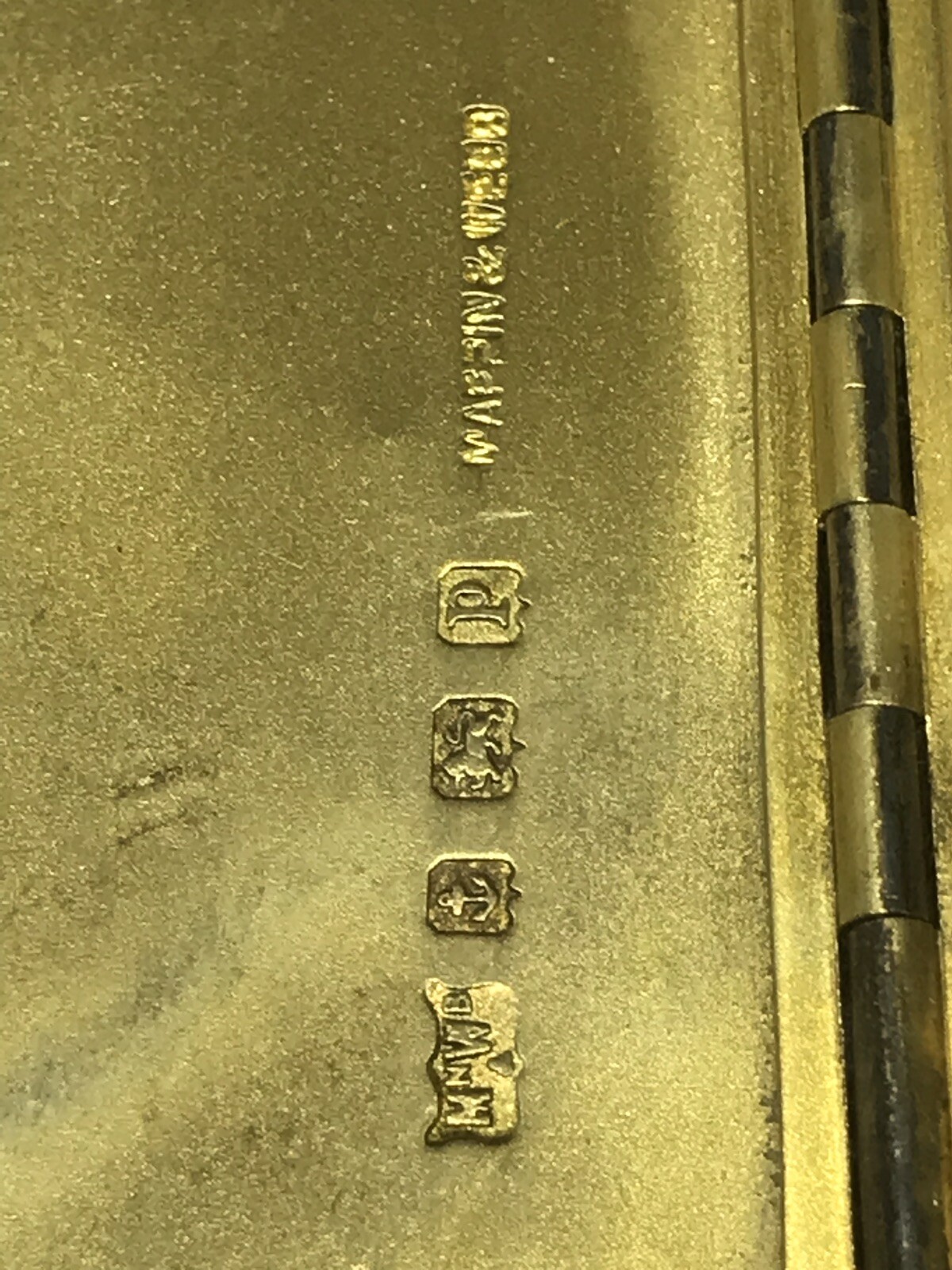 ANTIQUE ENGLISH STERLING SILVER MAPPIN & WEBB CIGARETTE CASE | eBay