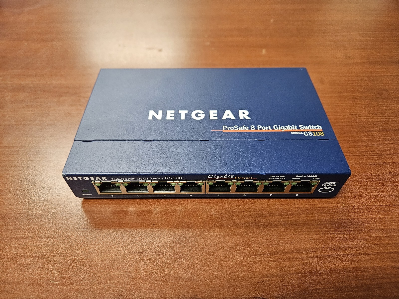 NetGear GS108 V3 ProSafe 8 port Gigabit Switch with Power Adapater | eBay