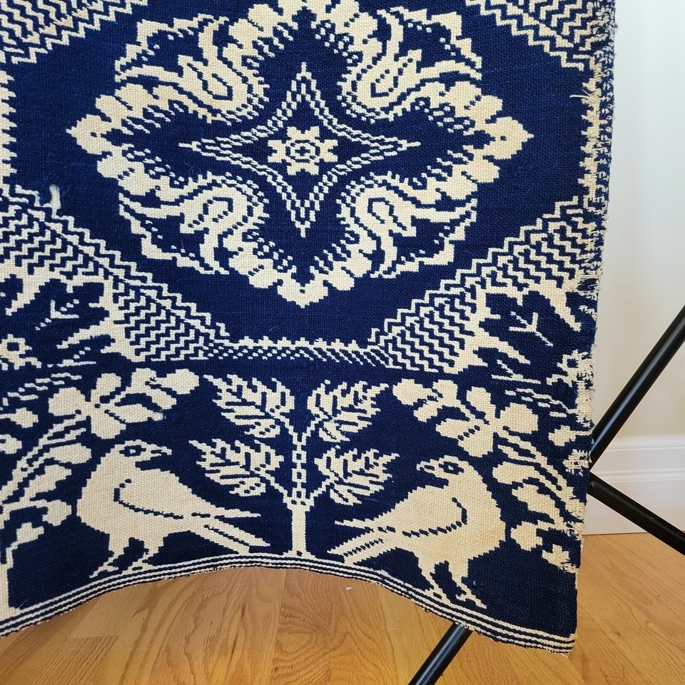 Fancy or Jacquard Double Weave Coverlet 1825-1840 | A Historic American ...