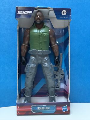 Hasbro GI Joe ROADBLOCK 9.5 Inch Action Figure Toy - New in Box | eBay