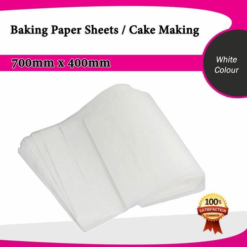 Silicone Paper Sheets Baking Paper 700 x 400mm 50 Sheets Greaseproof ...