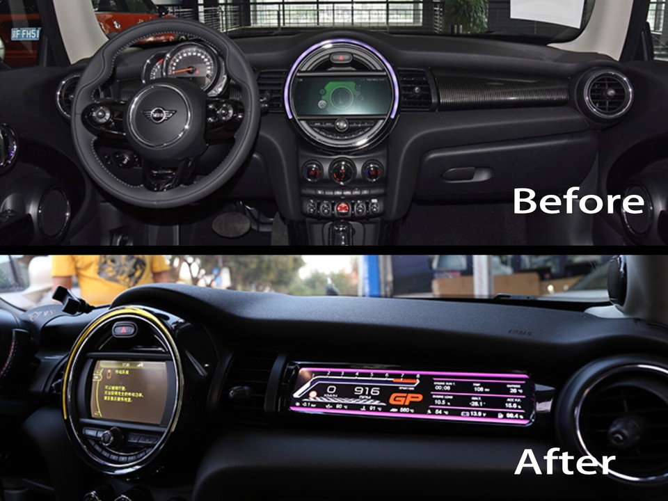 Co-Pilot Passenger Instrument Gauge Panel OBD2 For Mini Cooper F55 F56 ...