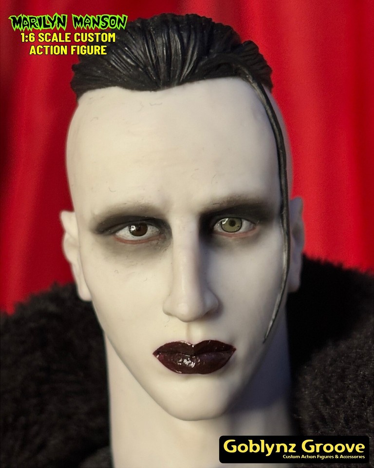 1/6 Scale Custom 2024 MARILYN MANSON 12 inch Action Figure Beautiful ...