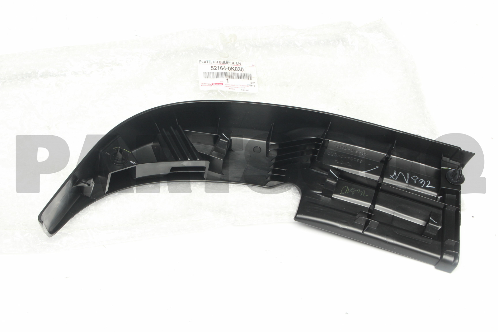 521640K030 Genuine Toyota PLATE RR BUMPER LH 52164-0K030 | eBay
