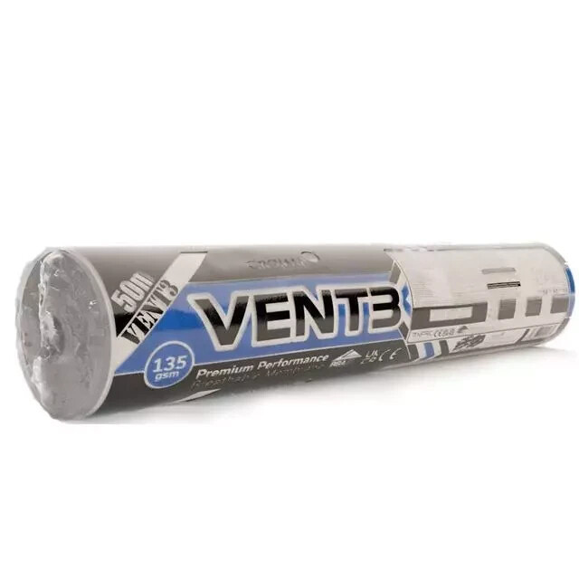 CROMAR Breathable Membrane VENT 3 1.5m & 1m 50m Roofing Felt 135gsm ...