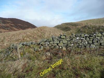 Photo 6x4 Dry stone wall crosses the track of General Wade's Military ...