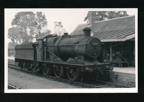 Somerset Dorset RAILWAY Evercreech Station Junction loco #2277 1960 ...