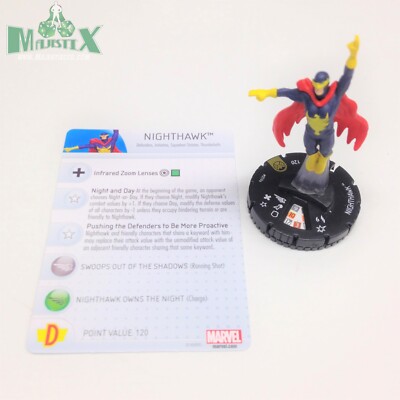 Heroclix Nick Fury, Agent of SHIELD set Nighthawk #059a Super Rare ...