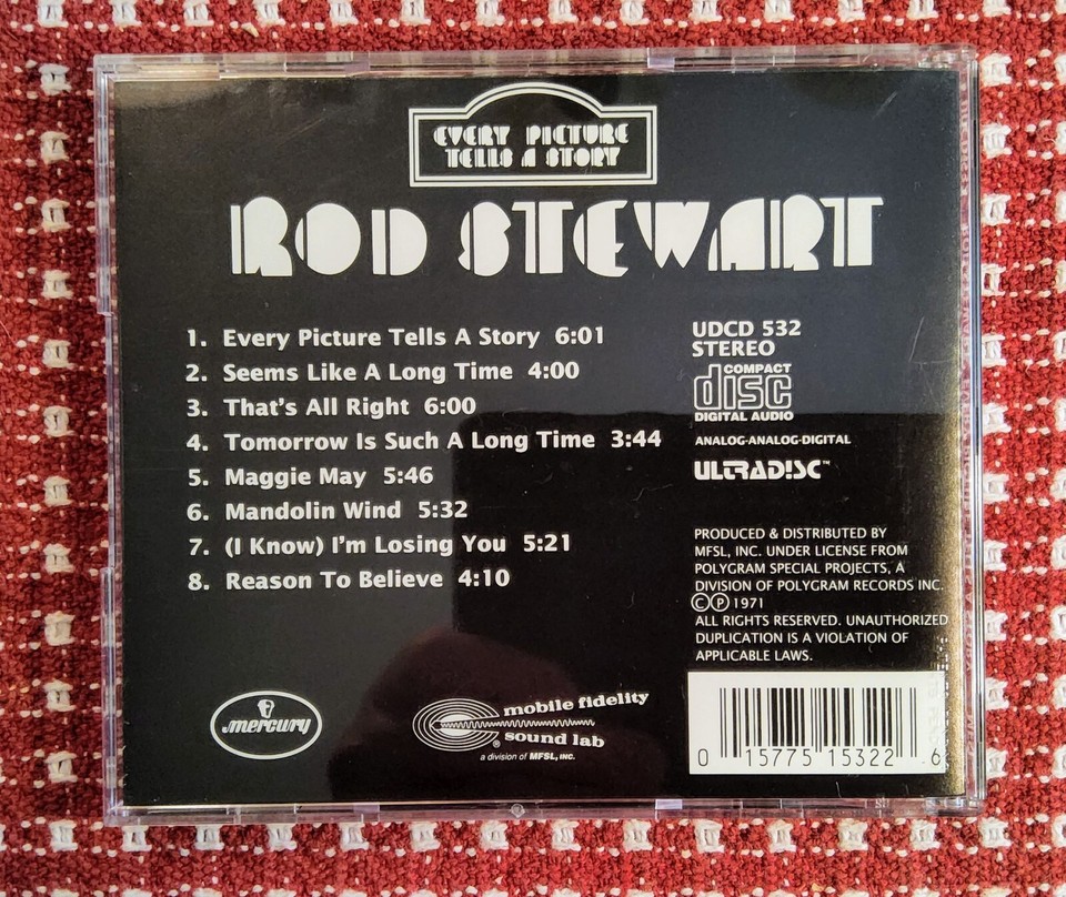 Rod Stewart Every Picture Tells a Story Mobile Fidelity MOFI MFSL CD ...